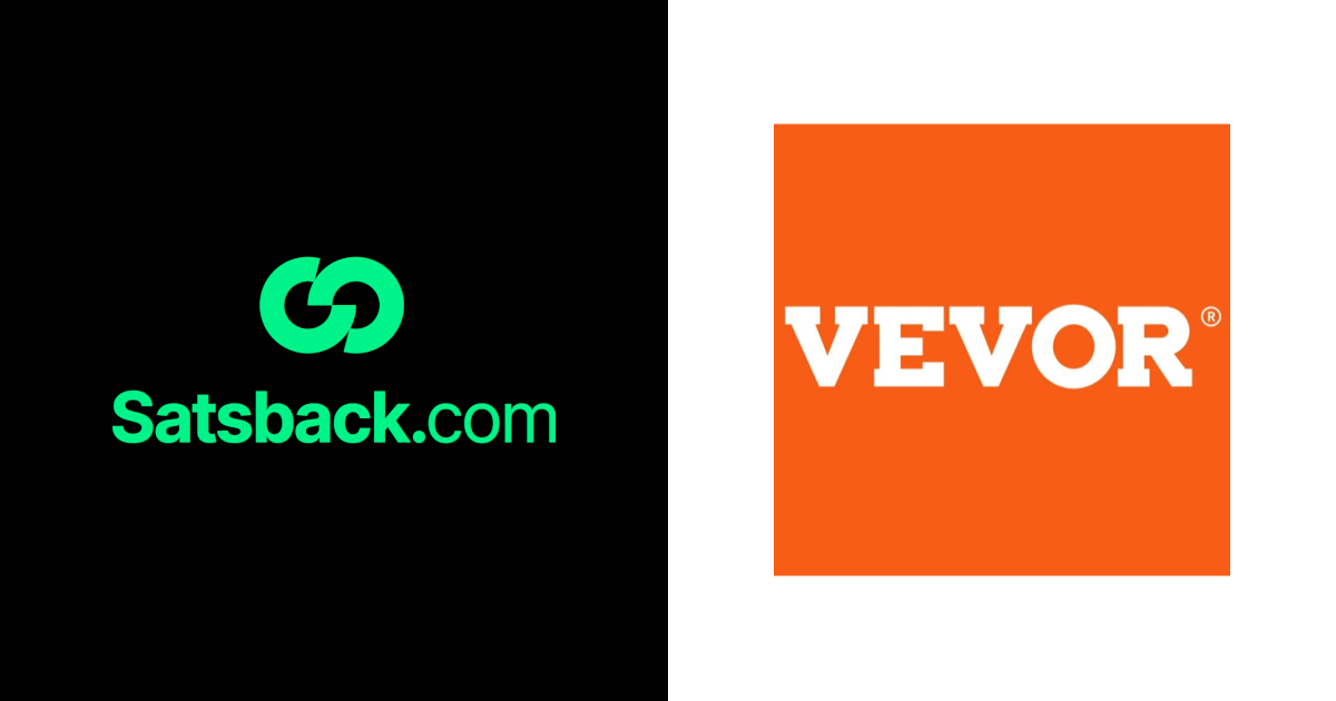Earn Free Bitcoin at VEVOR - Satsback.com